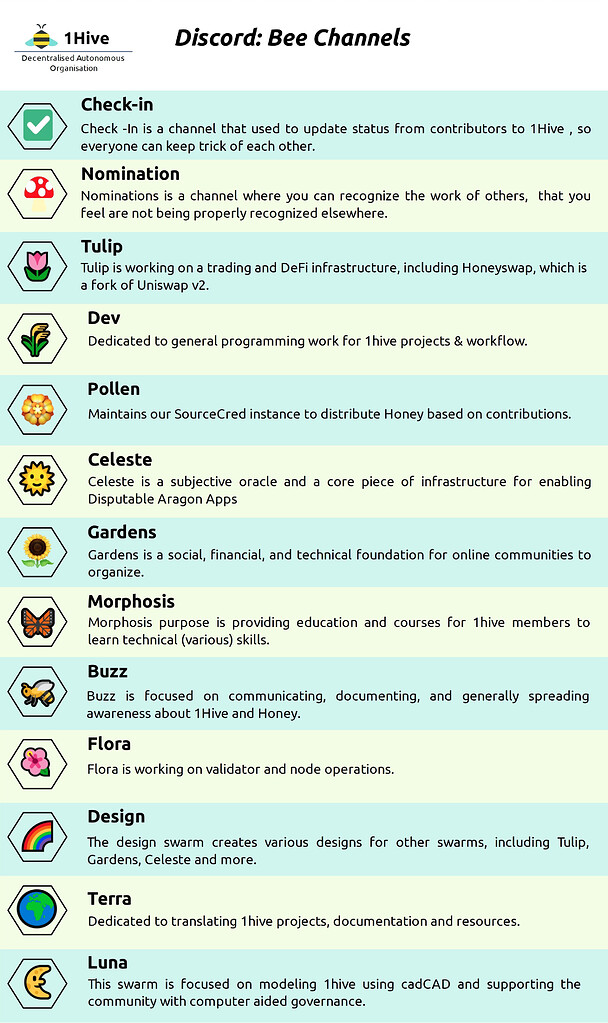 1Hive, Discord: Bee Channel (ITA) - Learning - 1Hive